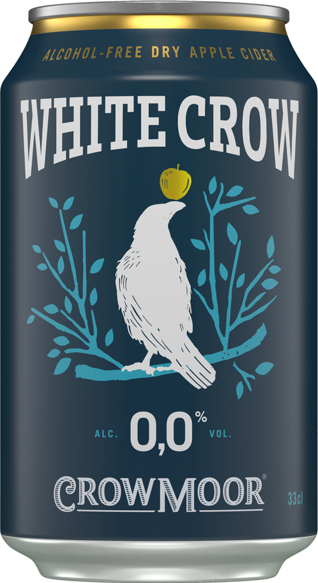 Tuotteet » Crowmoor » Crowmoor White Crow Dry Apple 0.0 « Sinebrychoff
