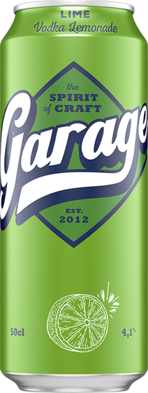 Tuotteet » Garage » Garage Vodka Lemonade Lime « Sinebrychoff